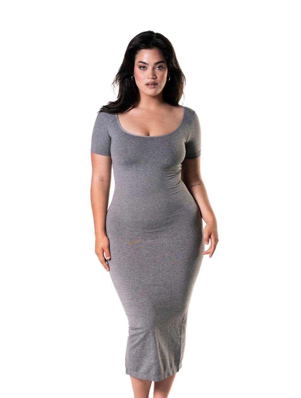 Midi Shaper Dress with U-Back | Buy Online | HeyShape
