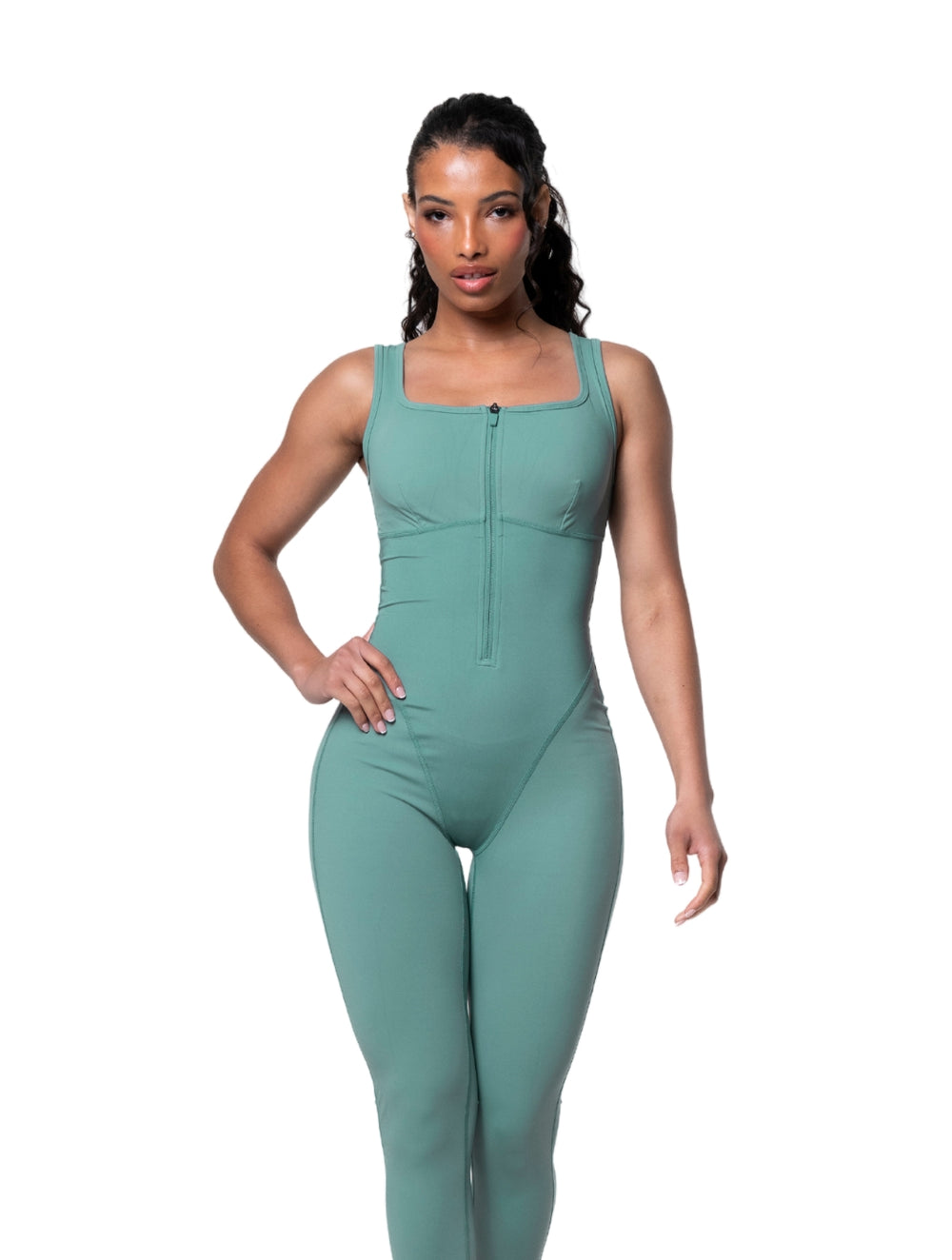 Front Zip Catsuit | Sculpting Catsuit Buy Online | HeyShape